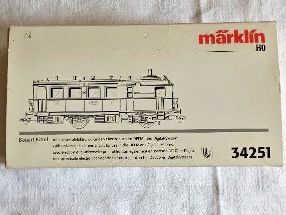 MÄRKLIN H0 DAMPF-TRIEBWAGEN "Kittel" 34251 OVP nicht bespielt EUR 149 ...