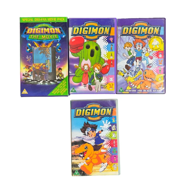DIGIMON VHS BUNDLE The Movie Vol 1 3 5 PAL UK Very Good Condition £19. ...