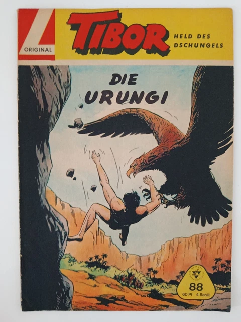 ORIGINAL COMIC HEFT Tibor Held des Dschungels Nr. 88 von 1963 Die ...