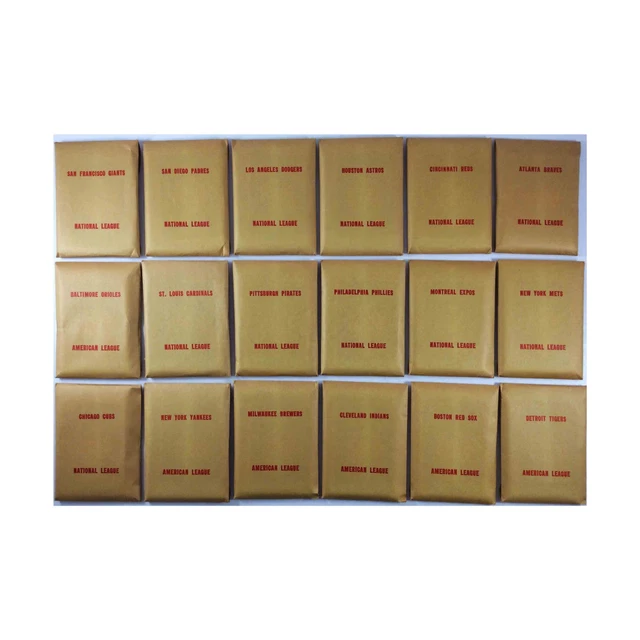 APBA BASEBALL CARDS baseball (Complete Season cards 1968) (1st) Bag EX ...