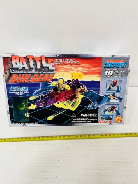 BATTLE BUILDERS SKYPLASM System 2000 Toybiz Nuovo EUR 39,90 - PicClick FR