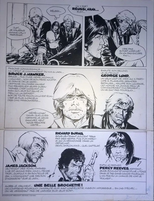 PLANCHE ORIGINALE DE WILLIAM VANCE serie "BRUCE J HAWKER" EUR 2.500,00 ...