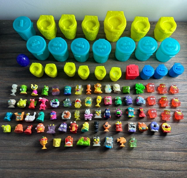 THE TRASH PACK Grossery Gang Trashies X 71 + 25 X Trashcans Bundle ...