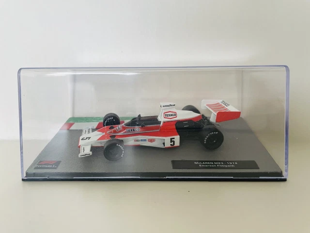 1/43 F1 CAR Collection Emerson Fittipaldi McLaren M23 1974 WDC Mint ...