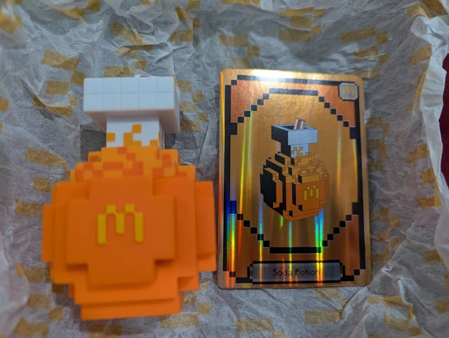 MCDONALDS ADULT HAPPY Meal 2025 A Minecraft Movie Collectable Toy With ...
