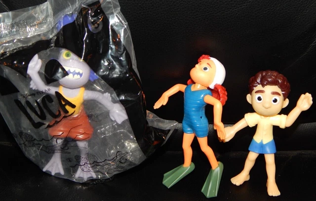 LOT JOUET FIGURINES McDonald's Disney/Pixar Luca, Giulia & Alberto ...