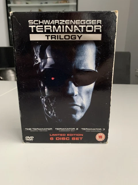 TERMINATOR TRILOGY DVD Set Limited Edition 6 Disc Set Very Good ...