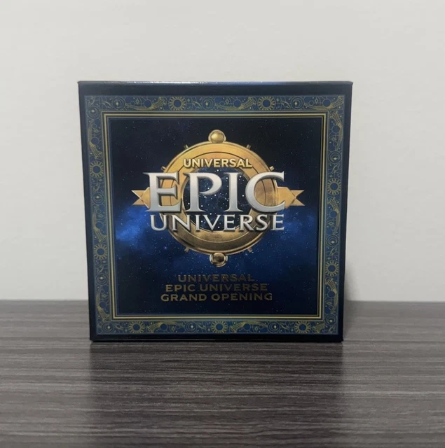EPIC UNIVERSE EXCLUSIVE Limited Edition Grand Opening Day Medallion ...