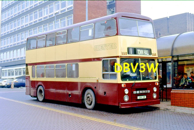 BUS SLIDE ORIGINAL DBV3W-Chester-125-Dennis Dom DD120-East Lancs-Ex ...