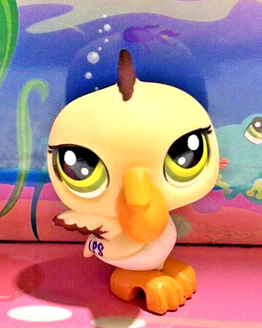 LITTLEST PET SHOP Lps Authentic Buttercream Pelican Bird #1350 EUR 9,30 ...