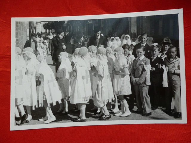 JOUR DE COMMUNION dans les annee 1950 photo origine inconnue EUR 5,00 ...