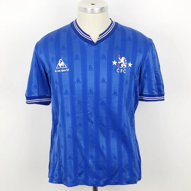 CHELSEA FC 1985-1986 Vintage Home Football Shirt Size XL 42/44” Le Coq ...