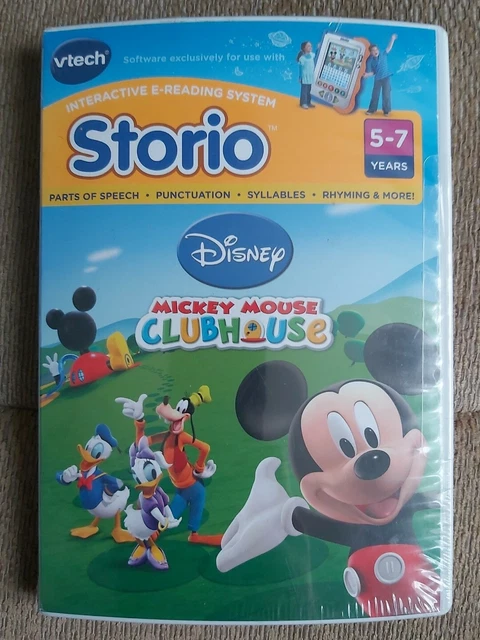 VTECH STORIO MICKEY Mouse Clubhouse Reading Games For 5 7yrs New 