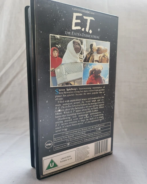 1982 ET THE Extra Terrestrial VHS Video Vintage 80s Great Condition C&C ...