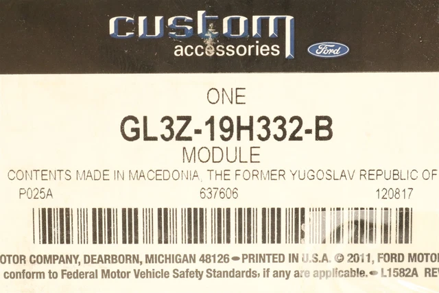 NEW OEM FORD Trailer Brake Control Module GL3Z-19H332-B Ford F-150 2018 ...