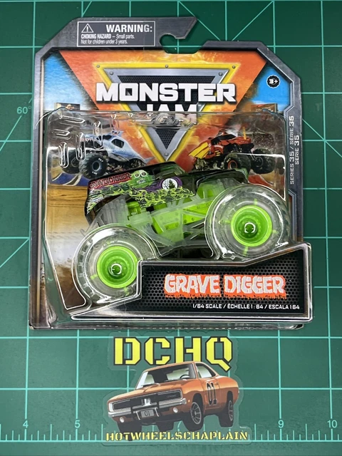 2024 MONSTER JAM 🔥 SERIES 35 CHASE 🔥 Grave Digger - Ghost Crew $7.75 ...