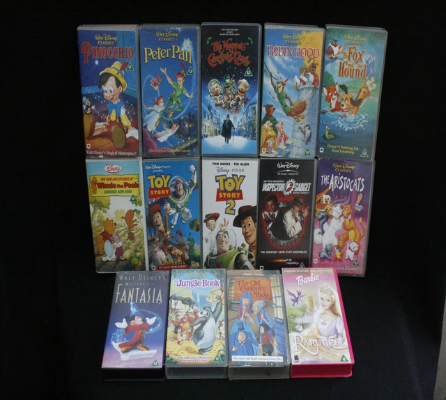 DISNEY CHILDRENS VHS Tapes.X14.Winnie The Pooh.Toy Story,Inspector ...