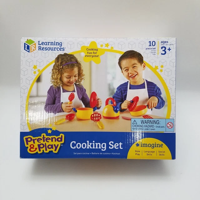 LEARNING RESOURCES PRETEND & Play Cooking Set 10 Pcs New $14.99 - PicClick