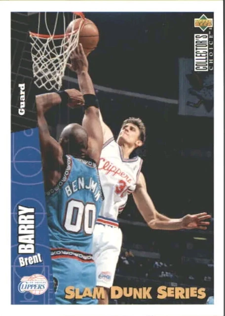 1996 UPPER DECK Nestlé Slam Dunk Clippers carte basket-ball #14 Brent Barry EUR 1,10 - PicClick FR