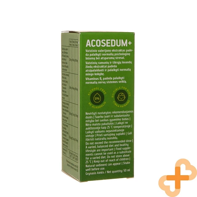 ACONITINE ACOSEDUM + 50ml Liquide Valériane Nerveux Système Nourriture ...