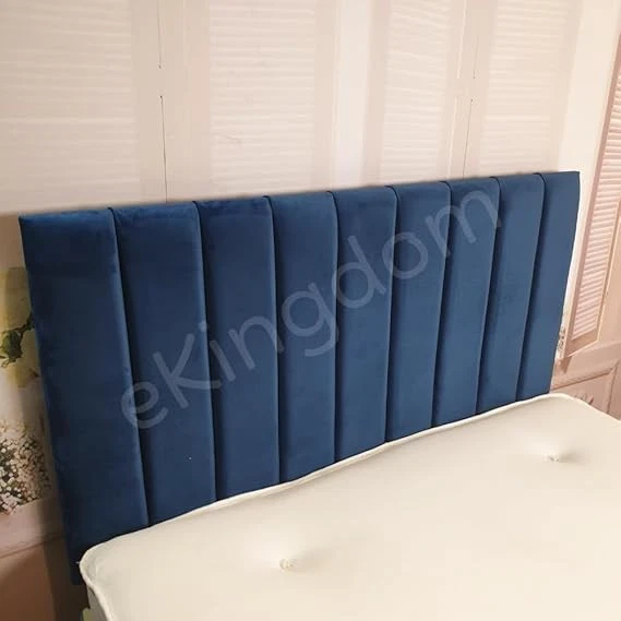 NEW 24& HEADBOARD Panel Plush Velvet Upholstered For Divan Bed Sets ...
