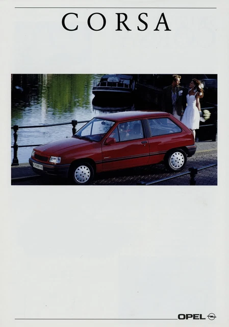 OPEL CORSA PROSPEKT 1992 1/92 D brochure catalogue broszura catalogus catalog EUR 6,99 - PicClick DE