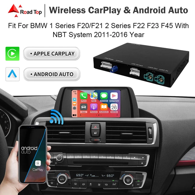 KIT RETROFIT WIRELESS Carplay Android auto NBT per NBT BMW F20 F21 F22 ...