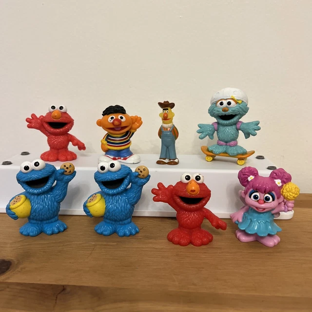 HASBRO SESAME STREET PVC Cake Toppers Figures Preschool Play Elmo ...