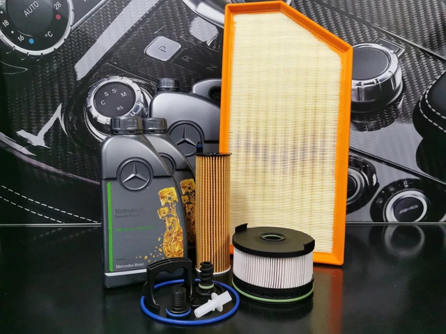 GENUINE MERCEDES-BENZ W213 E-Class 200 220 Oil Air Fuel Dust Filters ...