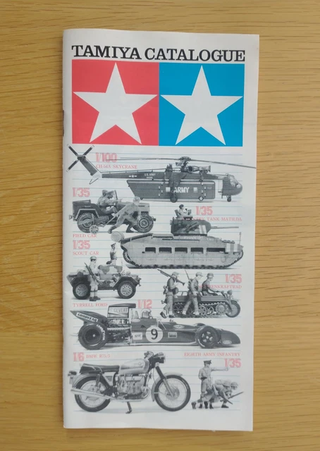 TAMIYA 1974 VINTAGE Model Kit Catalogue, 36 Page, Excellent Condition £ ...