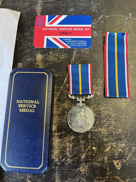 A NATIONAL SERVICE medal 1939-1960 £42.99 - PicClick UK