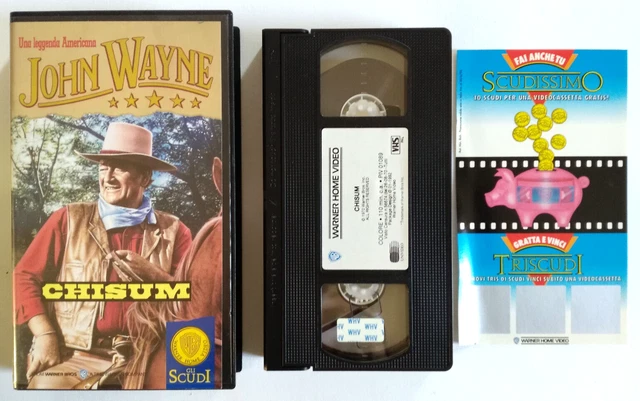 VHS CHISUM JOHN Wayne American Legend Movie The Shields Videocassette ...