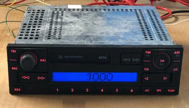 ORIGINAL VW BETA V Autoradio mit Kassette / MC EUR 15,00 - PicClick DE