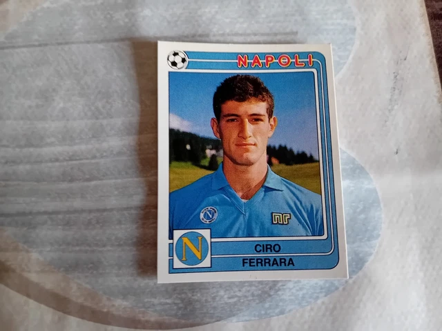 FIGURINA CALCIATORI PANINI 1986 1987 num. 204 Ciro Ferrara rookie ...