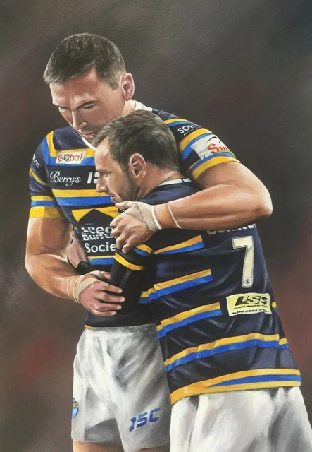 KEVIN SINFIELD & Rob Burrow - Art Print £8.00 - PicClick UK