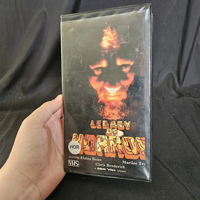 LEGACY OF HORROR Cut Box VHS Death Gorgon Video Rare Ken Lane Films ...