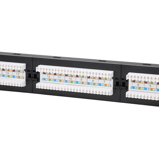PATCH PANEL 24 Ports Network Distribution Frame Network Wiring £31.51 ...