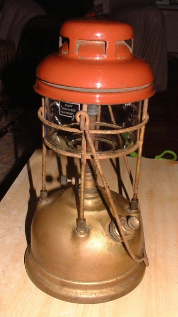VINTAGE COLLECTABLE TILLEY Guardsman X246 Paraffin Storm Camping Lantern / Lamp £24.95 - PicClick UK