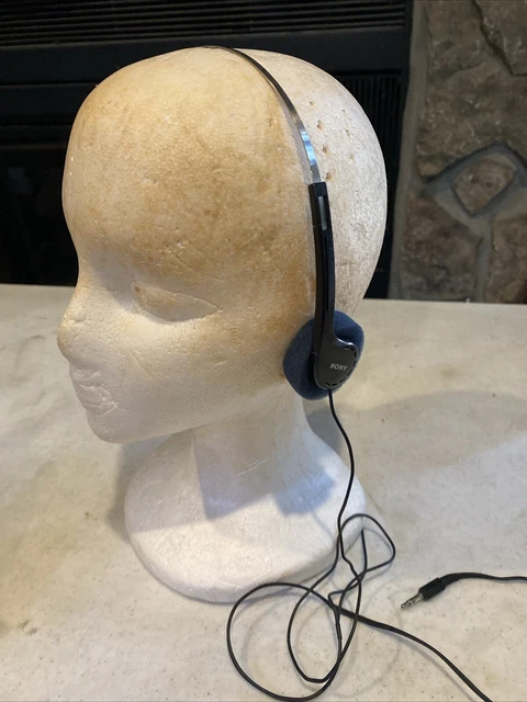 VINTAGE SONY MDR-006 Walkman Discman Stereo Metal Headphones Foam Pads ...