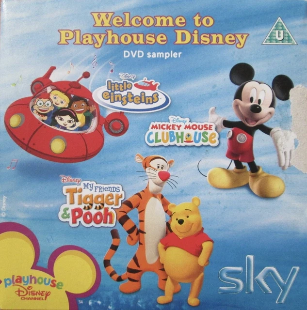 WELCOME TO DISNEY Playhouse Dvd Little Einsteins Mickey Mouse Tigger ...