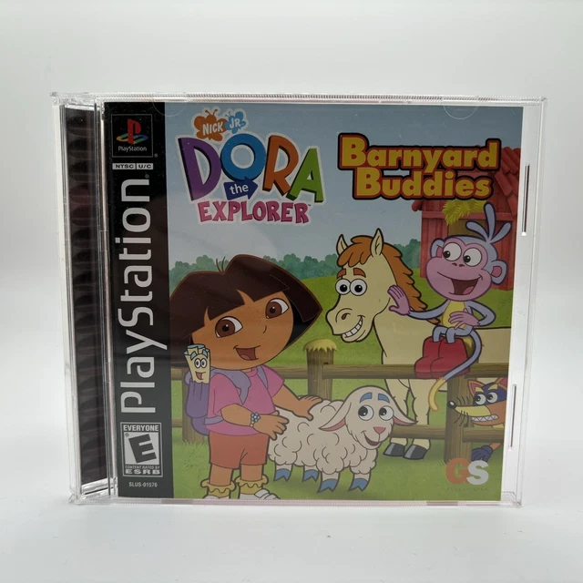 PLAYSTATION 1 DORA THE EXPLORER: BARNYARD BUDDIES Complete 2003 (Pre ...