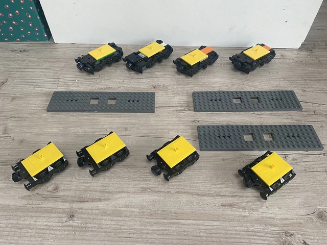LEGO TRAIN BASE Plates And Bogie Wheels With Magnets £21.00 - PicClick UK