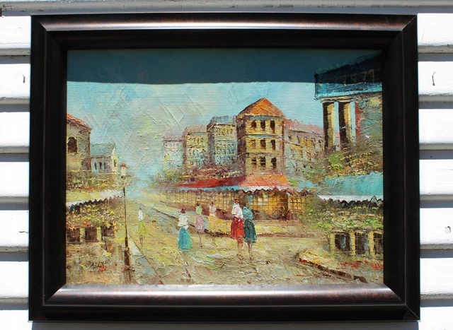OIL PAINTING ORIGINAL French Modernist L. Alexis Artist France £314.71 ...