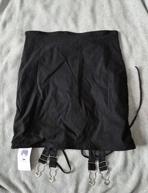 SUSPENDER GIRDLE SKIRT 50's Pin Up Black Size Large Boxcd £46.00 ...