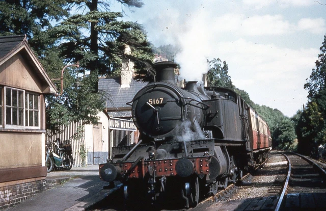 COLOUR RAIL SLIDE, BRW112, former GWR 41xx, 5167, Much Wenlock £2.02 ...