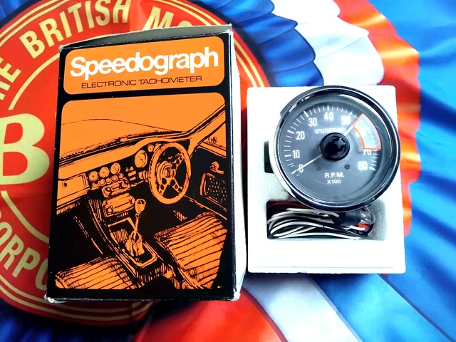 CLASSIC MINI COOPER S Genuine Speedograph Nos Rev Counter Mk1 Rare Bmc ...