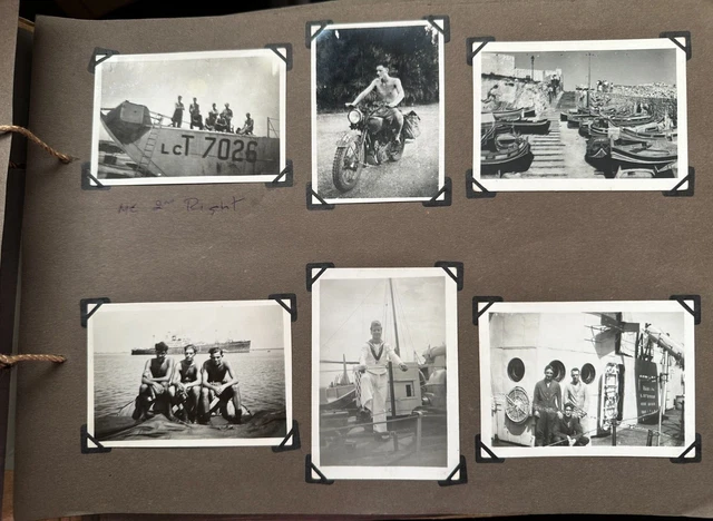 WW2 ROYAL NAVY ARMY ALBUM 106 ORIGINAL WARTIME PHOTOS SUBS GERMAN POW's ...