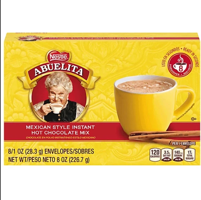 ABUELITA MEXICAN STYLE Instant Hot Chocolate Mix, 8 Count, 1 Box By ...