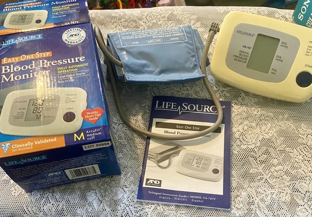 LIFESOURCE UA-767V DIGITAL Blood Pressure Monitor Medium Cuff $21.95 ...