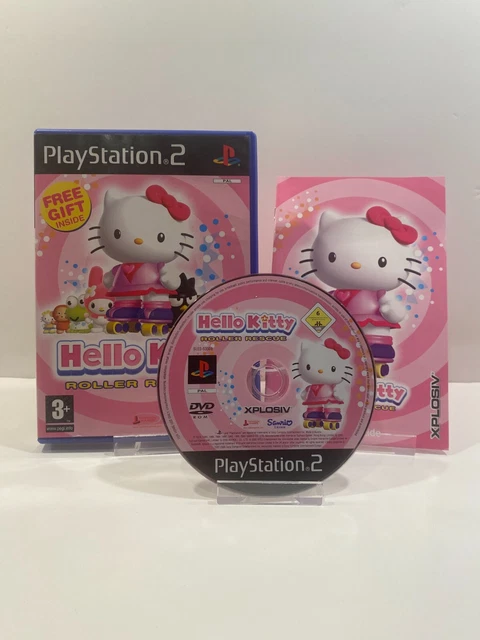 HELLO KITTY ROLLER Rescue PS2 Sony PlayStation 2 VGC Complete UK PAL £4 ...